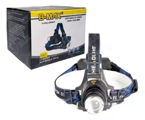 Lanterna Bmax Cabeça Bm807 Gsm Digital Acessórios