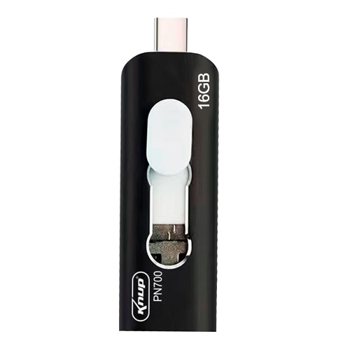 PEN DRIVE USB-USB-C 16GB KNUP KP-PN700/16G – GSM Digital Acessórios